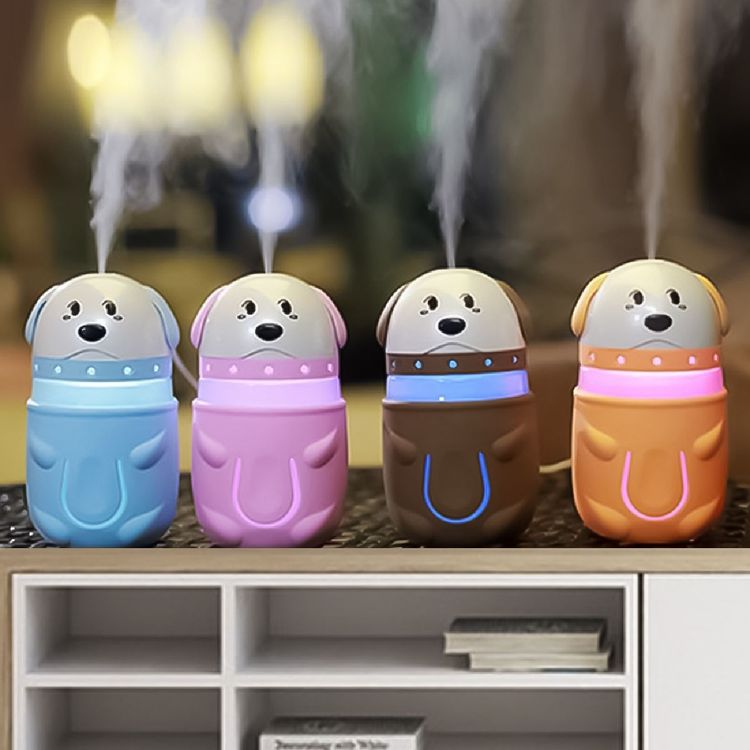 퍼피 캐릭터 Usb 미니 초음파 가습기색상랜덤 탁상용 가습기 소형 사무실용 책상용 절전기능 홈플러스 택배배송