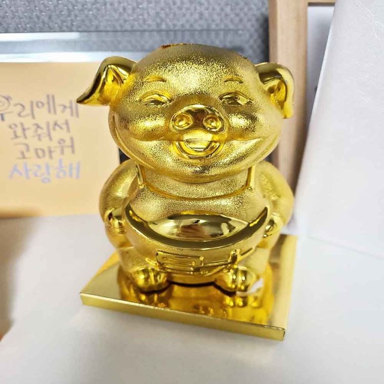 홀렌 실용적인 N704184f6fa 복을부르는 황금돼지 저금통 중형 홈플러스 택배배송