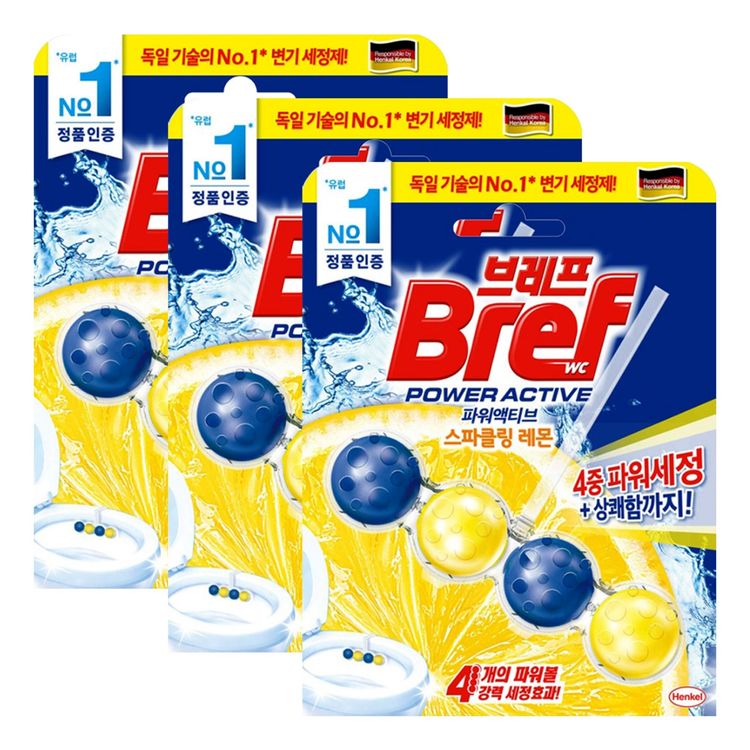 브레프 파워액티브 스파클링 레몬 50g X 3개 홈플러스 택배배송