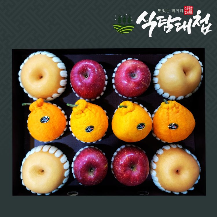 명절 선물세트 명품 혼합세트2호 배4과사과4과한라봉4과 홈플러스 택배배송
