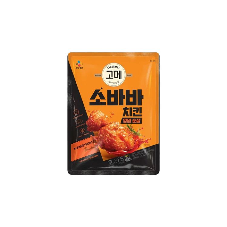 CJ 고메 소바바치킨 양념 순살 375g 2개 | 홈플러스 택배배송