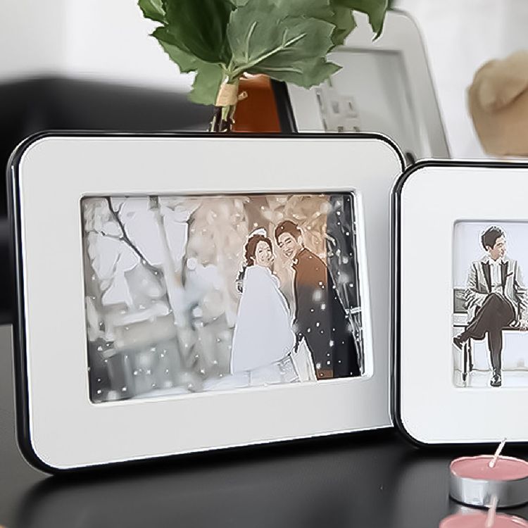 2호 핑크 라인 스냅 액자 4x6 사진액자 인테리어액자 포인트액자 인테리어소품 가족사진 웨 홈플러스 택배배송