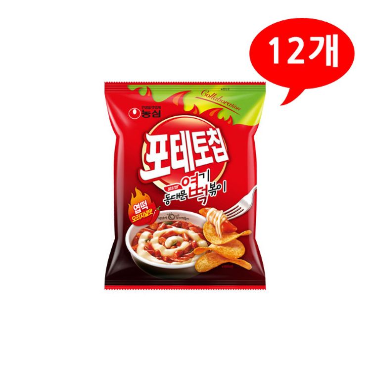 1902720 농심 포테토칩 엽기떡볶이 맛 105gx12개 홈플러스 택배배송