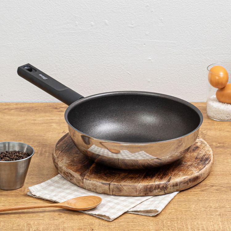 퀸센스 통5중 스텐 인덕션 겸용 넌스틱 코팅 궁중팬 24cm 홈플러스 택배배송