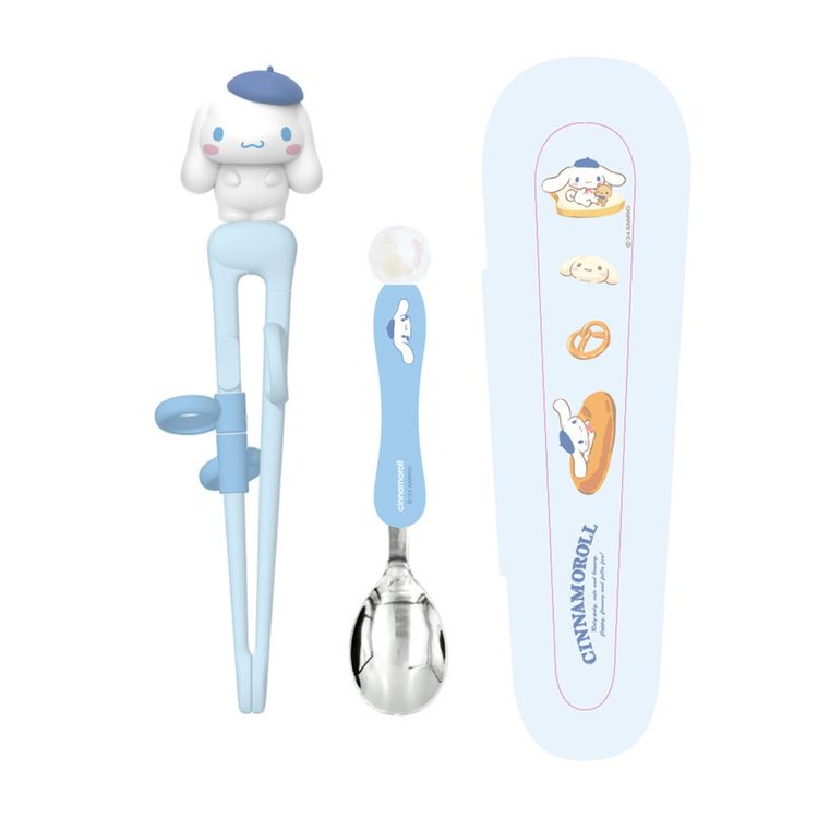 산리오캐릭터즈 시나모롤 모션젓가락 스푼 케이스 세트 홈플러스