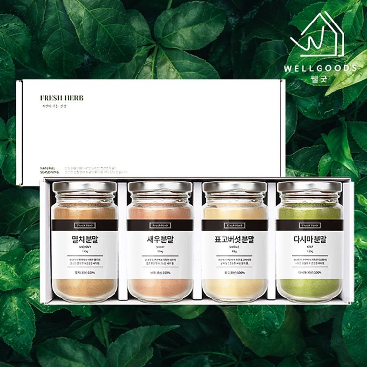 정성담은 자연조미료 4종 선물세트 3a표고버섯외 3종 홈플러스 택배배송