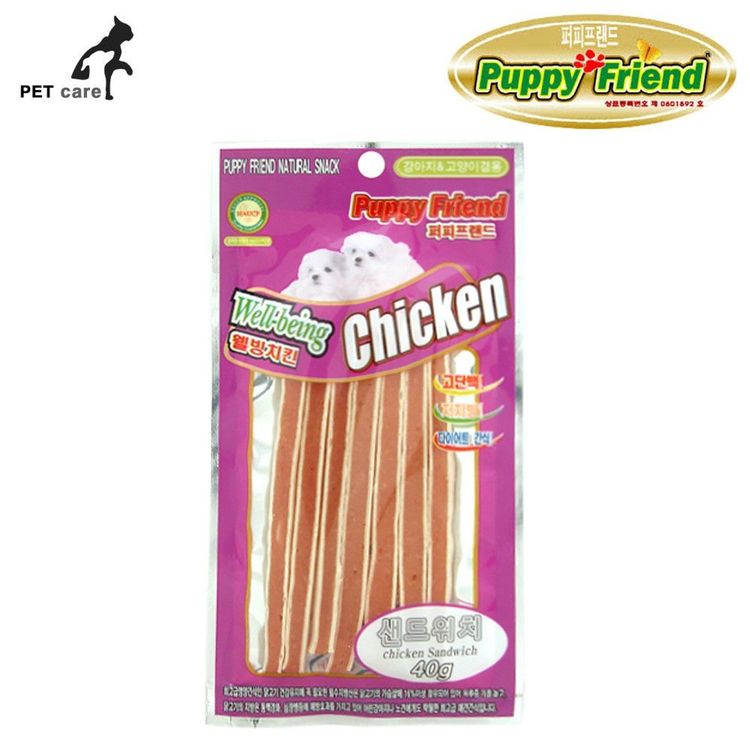 생활모음 퍼피 치킨 샌드위치 35g 홈플러스 택배배송