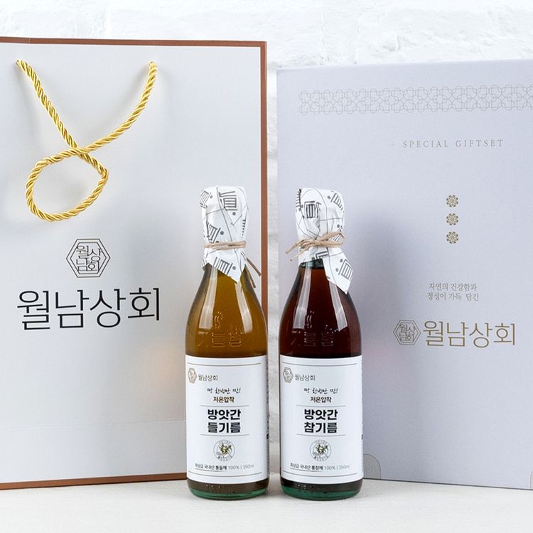 설 선물 국내산 참기름세트 참기름 350ml들기름 180ml 홈플러스 택배배송