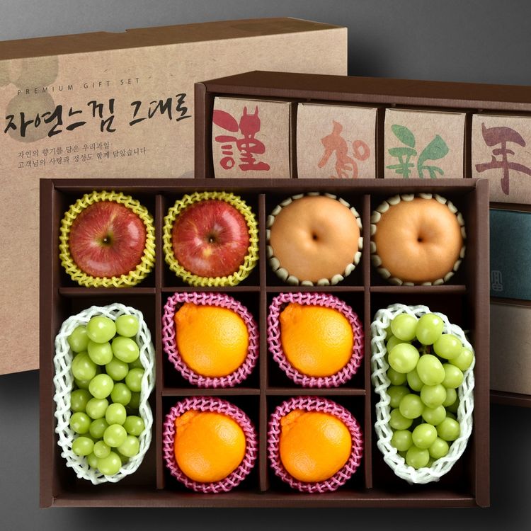 자연느낌그대로 프리미엄 과일혼합세트5호사과배한라봉샤인머스켓 홈플러스 택배배송