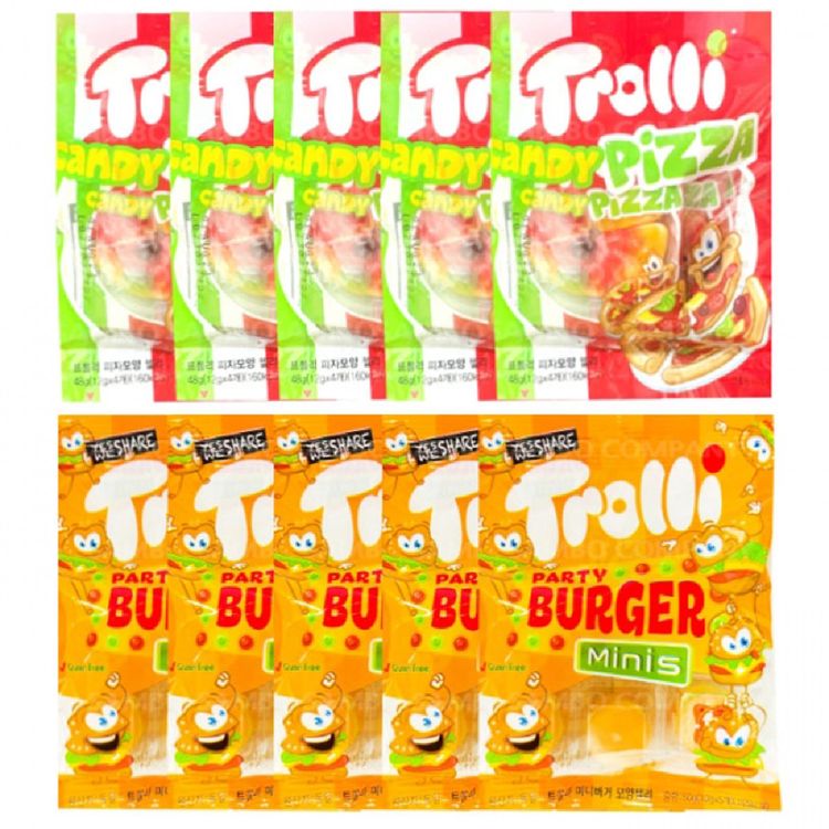트롤리 피자 햄버거 젤리 세트 피자5개햄버거5개 홈플러스 택배배송