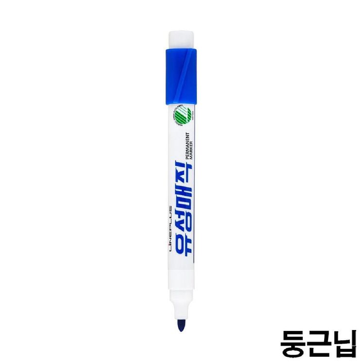 라인플러스 페놀 유성매직 둥근닙 12개입1다스 파랑색 홈플러스 택배배송
