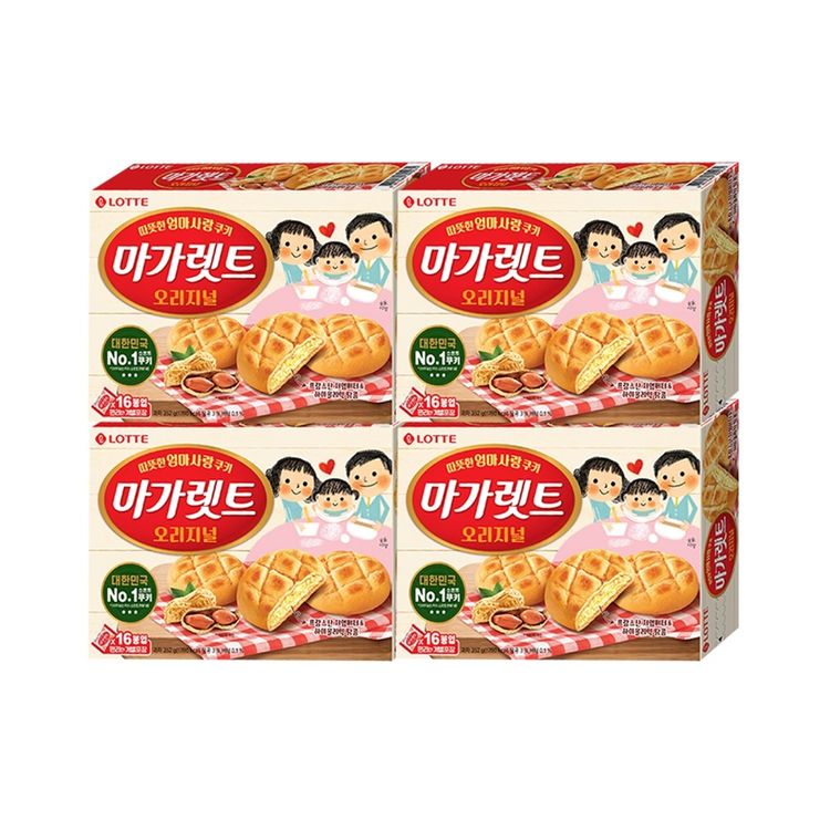 더반 롯데제과 마가렛트 16개입352g X 4곽 홈플러스 택배배송