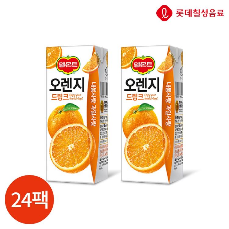 1001720 델몬트 오렌지 드링크 190mlx24팩 홈플러스 택배배송
