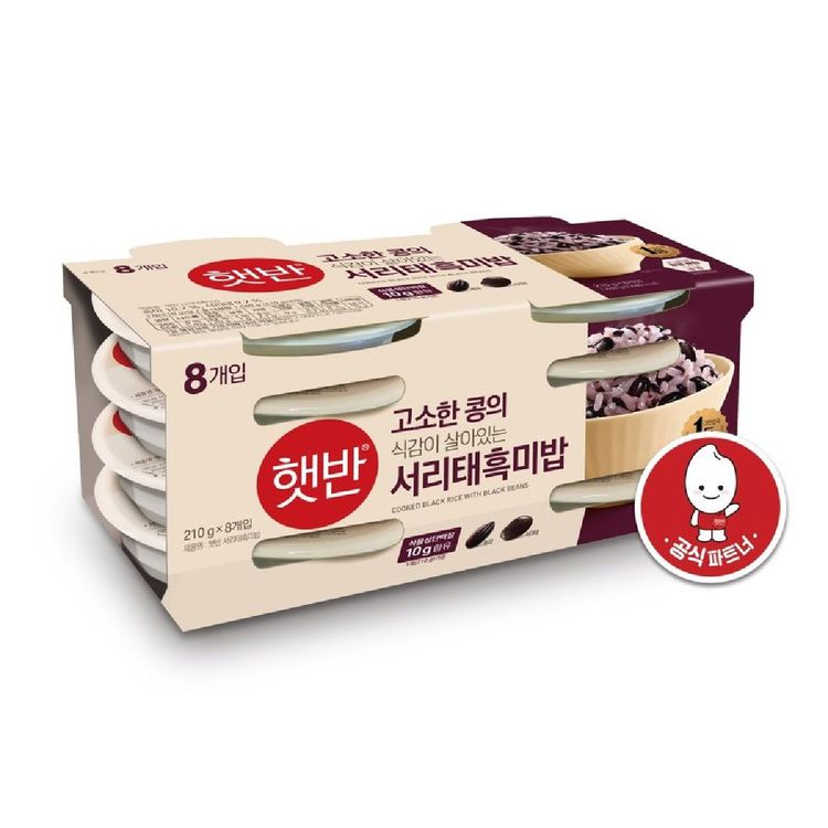 CJ 햇반 서리태흑미밥 210G*8 | 홈플러스