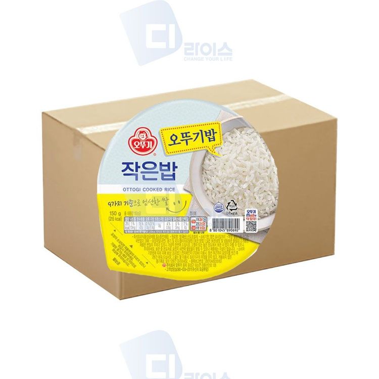 맛있는 오뚜기밥 작은밥 150g 60개 즉석밥 간편 백미 홈플러스 택배배송