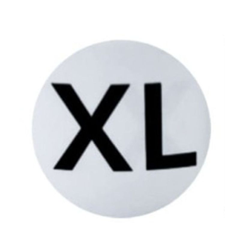 Xl 옷 사이즈 스티커 모자 의류 치수 라벨 스티커1롤 홈플러스 택배배송
