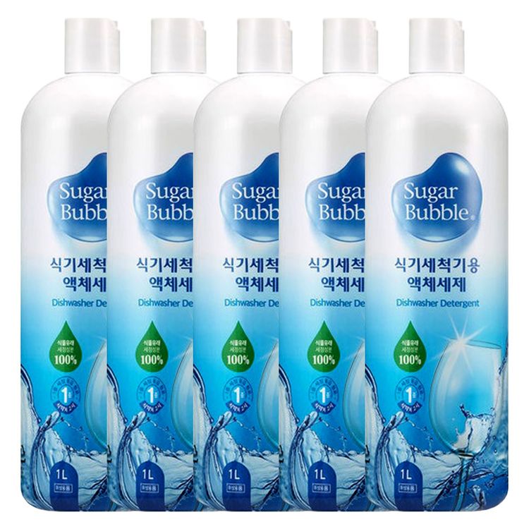 슈가버블 식기세척기용 액체세제 1l X 5개 홈플러스 택배배송