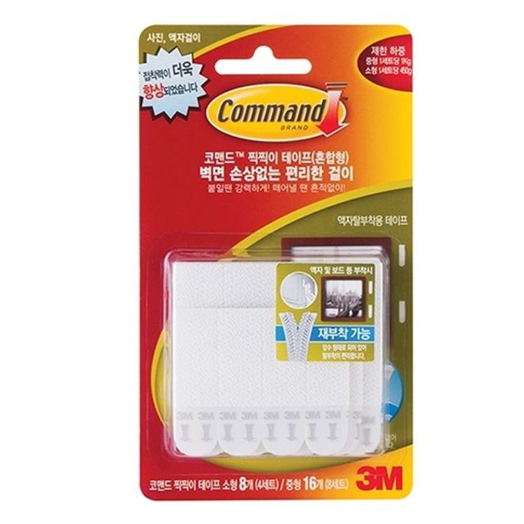 코맨드 찍찍이 17203혼합 테이프 1개 부착식테이프 홈플러스 택배배송