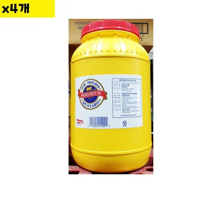 식자재 식재료 도매 머스타드소스삼미 378kg X4개 홈플러스 택배배송