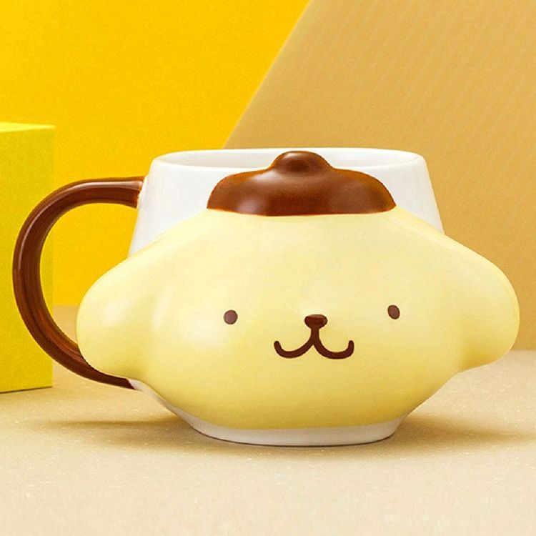 폼폼푸린 페이스 입체 머그컵 450ml 홈플러스 택배배송