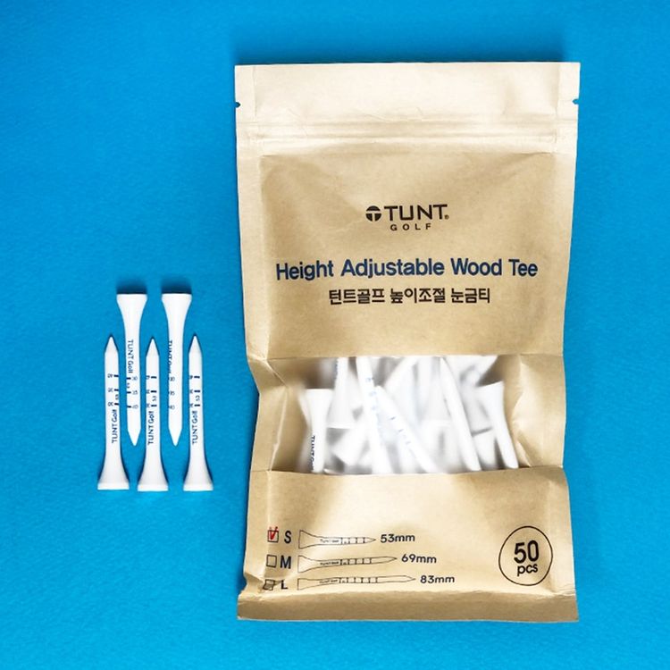 턴트골프 높이조절 눈금티 S 숏티 50개 1팩 홈플러스 택배배송