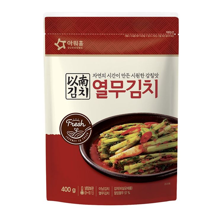 푸른들마켓 아워홈 이남열무김치 400g 홈플러스 택배배송
