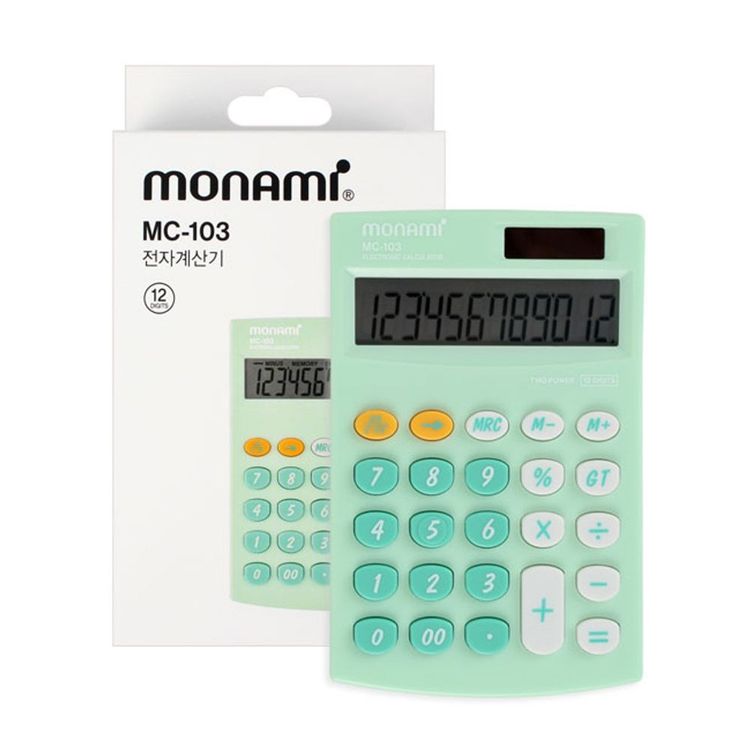 모나미 Mc 103 전자계산기 그린 1p 회계 사무 계산기 홈플러스 택배배송