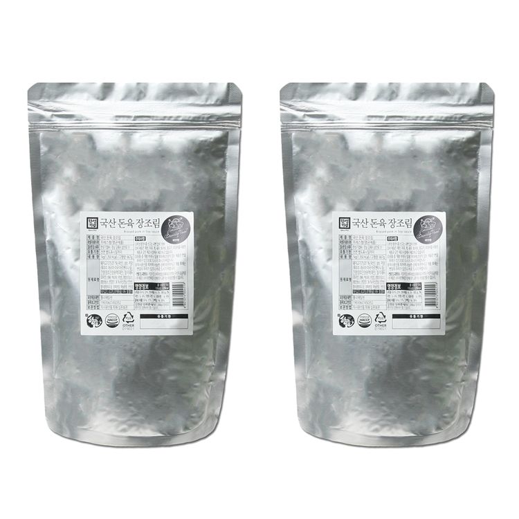 100 국산 돈육 돼지 장조림고기 담백한 한성 천일염 수제 장조림 1kg 2개 홈플러스 택배배송