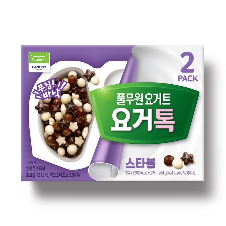풀무원 다논 요거톡 스타볼 133G*2 | 홈플러스
