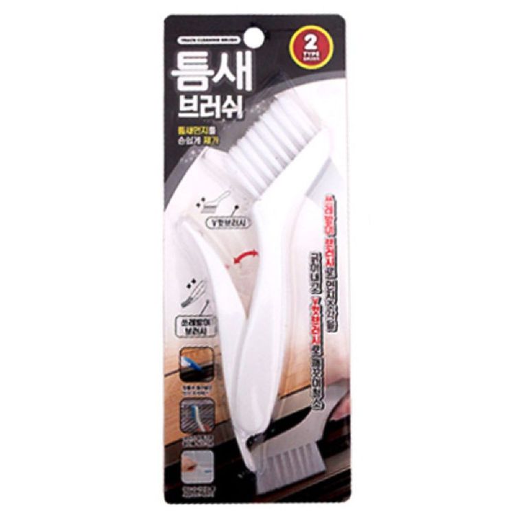 2in1 틈새 브러쉬 1p V컷 스크래퍼 창틀 구석 청소 홈플러스 택배배송