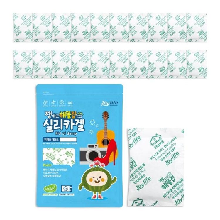 실리카겔 제습제 5gx20개 종이 로하스인증 신발장 서랍용 홈플러스 택배배송