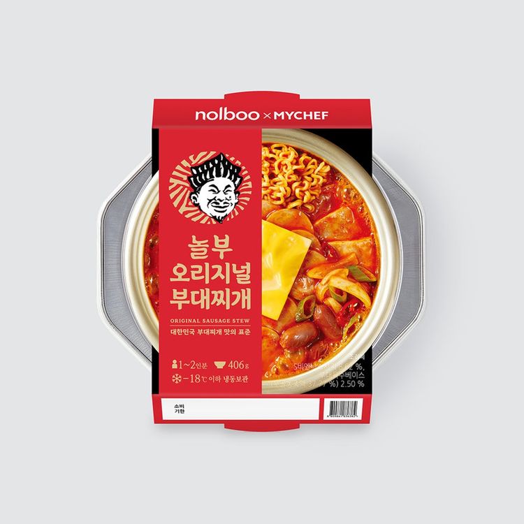 [밀키트] 놀부 오리지널 부대찌개 냉동 406g 홈플러스