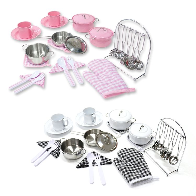 에이치비카펜트리 26pcs 메탈 쿡웨어 세트 주방놀이 소꿉놀이 소품 장난감냄비 홈플러스 택배배송