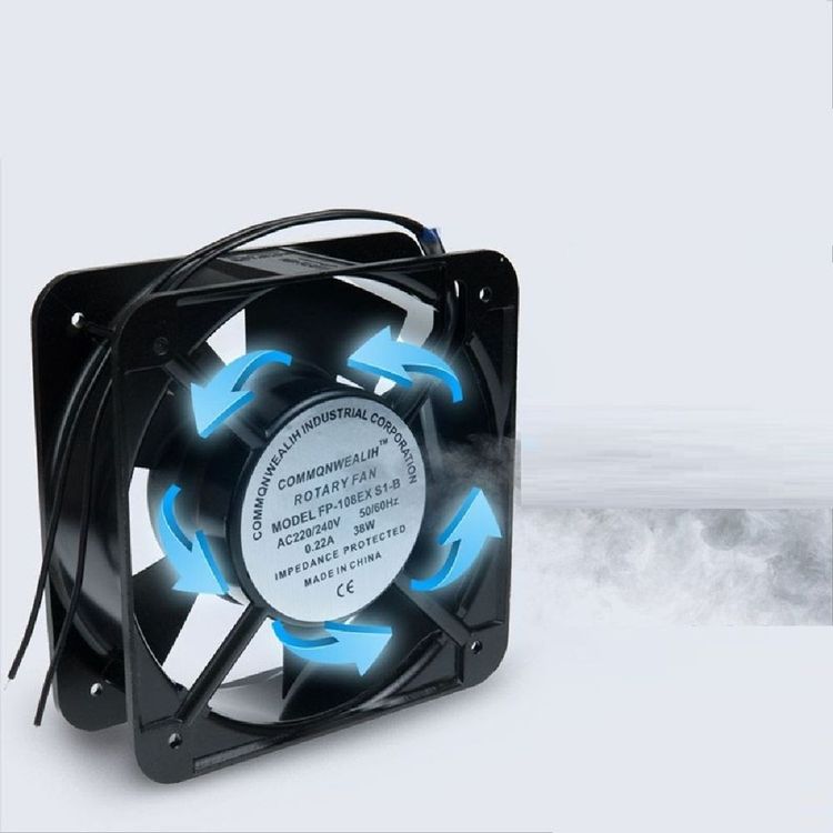 Coms 사각 쿨러 Ac 220v 전원 제작용 2선 150mm 38w 홈플러스 택배배송