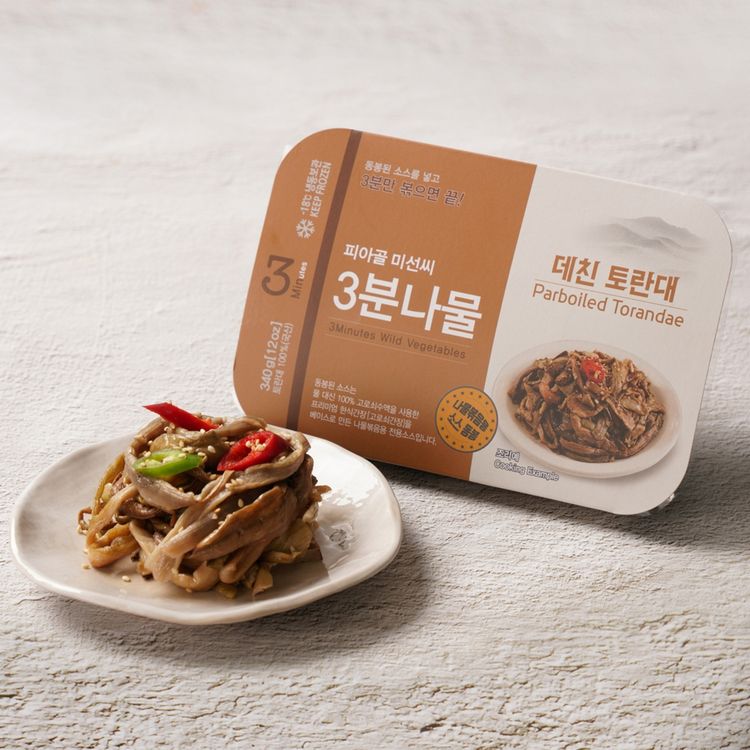 남도장터 지리산피아골 초간편 3분나물 토란대 밀키트 340g 홈플러스 택배배송