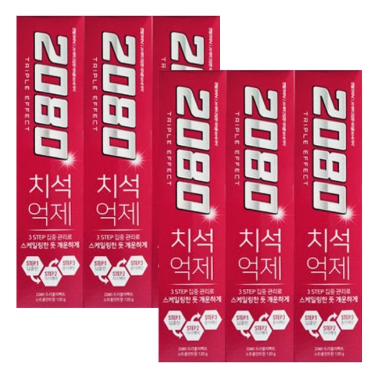 2080 트리플이펙트 스트롱민트향 120g X 6개 | 홈플러스 택배배송