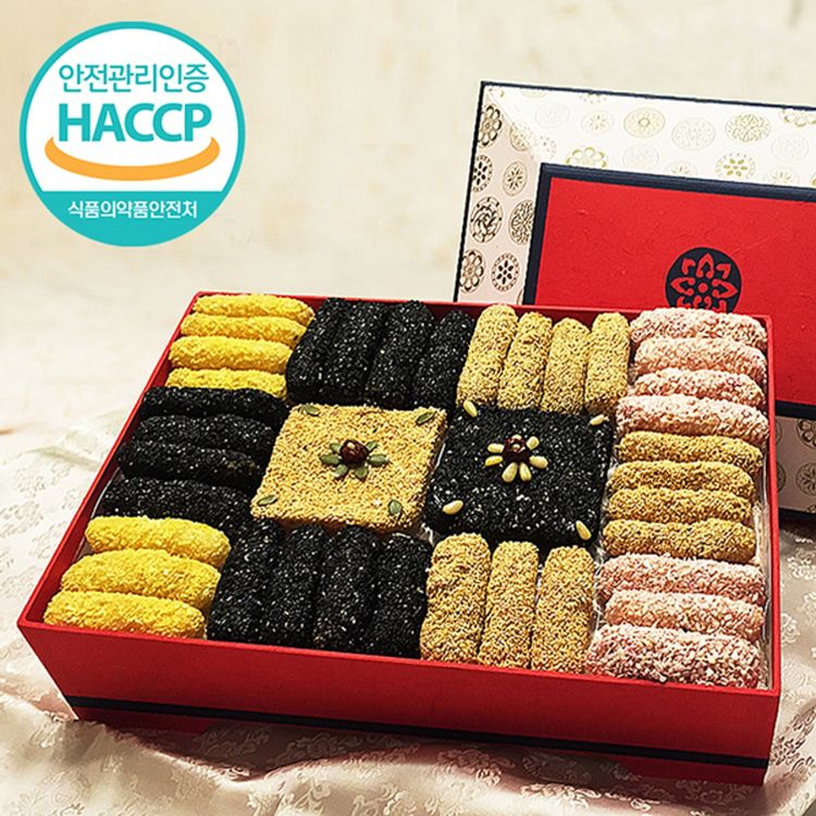 Haccp 강릉 명품 수제전통한과 3단 선물세트 2a18kg 홈플러스 택배배송