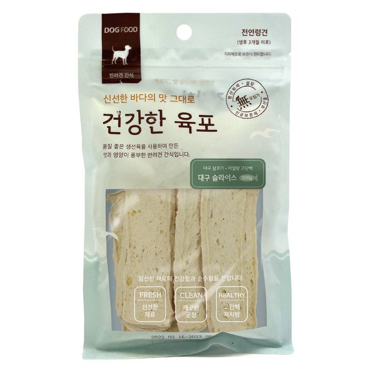 굿데이 건강한 육포 대구 순살 슬라이스 100g 홈플러스