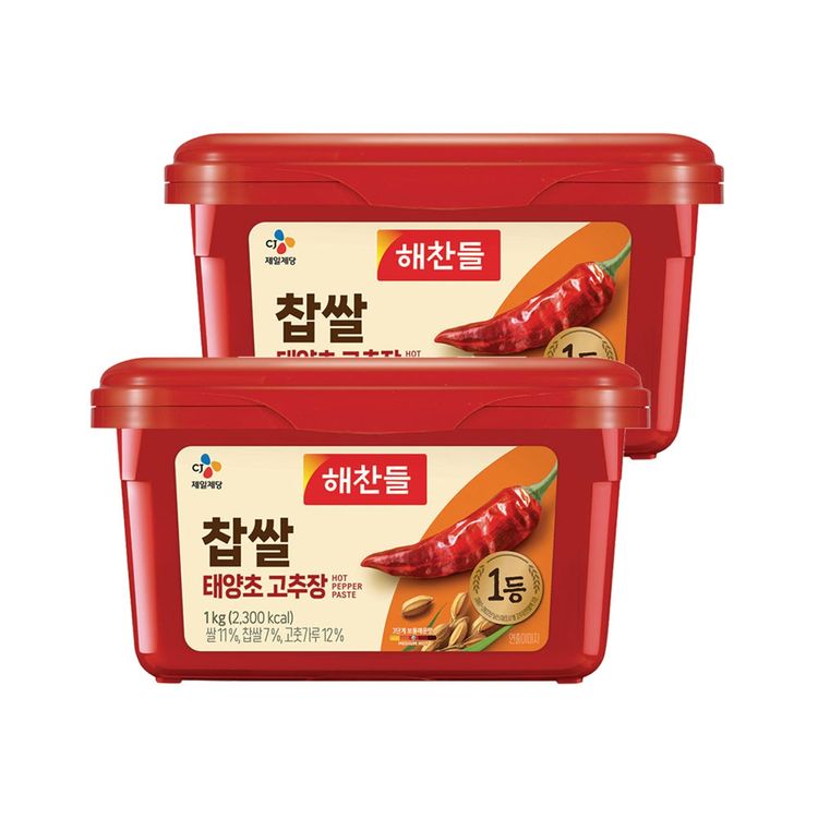 해찬들 찹쌀 태양초 고추장 1kg X2개 홈플러스 택배배송