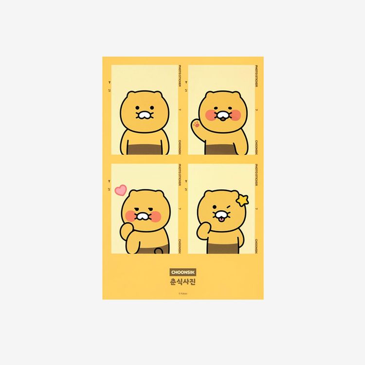 카카오프렌즈 춘식이 포토 스티커 춘식사진 데코 씰스티커 다꾸 Diy 포인트용 탑꾸 캐릭터 홈플러스 택배배송
