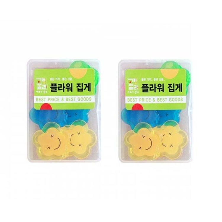 플라워 실용적인 N7132b105cf 사무용 집게 6개입 2p 서류 사진 메모지 클립 홈플러스 택배배송