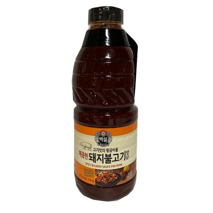 백설 매콤한 돼지 불고기 양념 245kg 1박스6입 홈플러스 택배배송