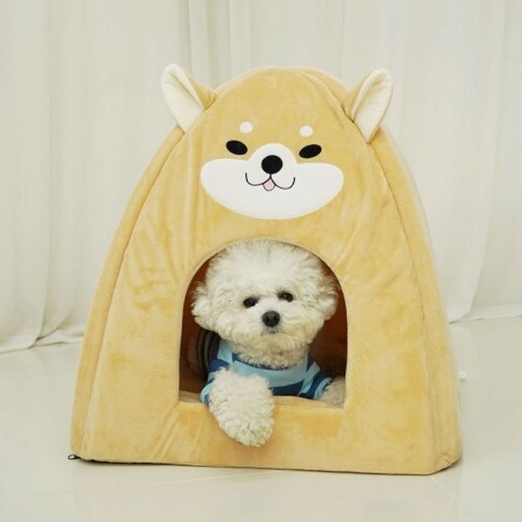 강아지동굴집 강아지 밤비니 텐트 하우스 1p 고양이 동굴집 숨숨집 홈플러스 택배배송