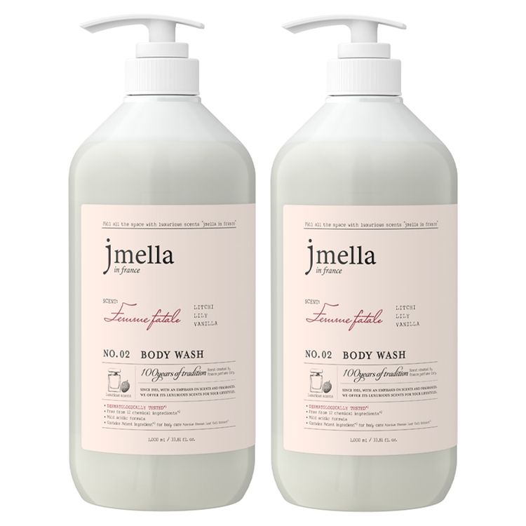 제이멜라 인 프랑스 팜므파탈 바디 워시 1000ml2개 홈플러스 택배배송