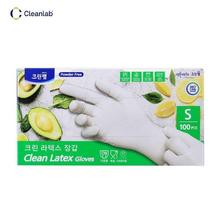 크린랩 크린 라텍스 장갑 100개입 S 홈플러스 택배배송