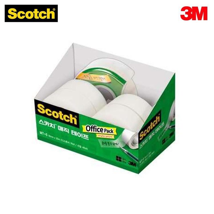3m 스카치 매직테이프 오피스팩 Mt 5 디스펜서리필4 홈플러스 택배배송