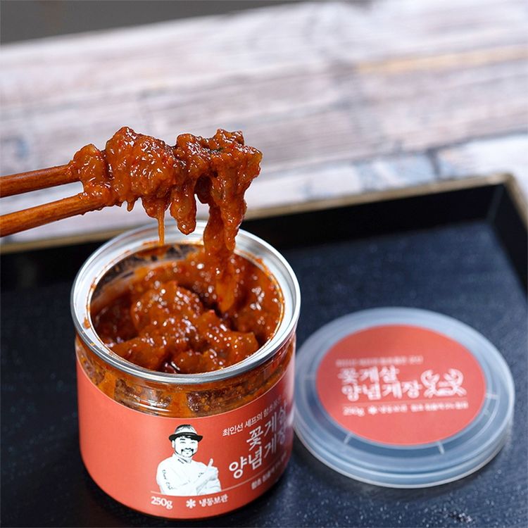셰프의장 100 국내산 최인선 셰프의 함초품은 군산 꽃게살 양념 250g 홈플러스 택배배송