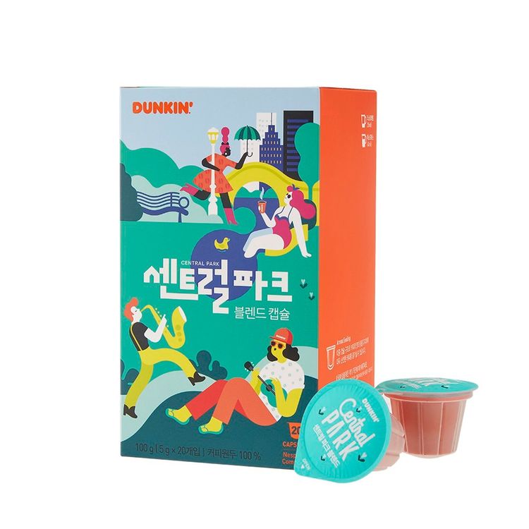 던킨 센트럴파크 블렌드 캡슐커피 20개입첼시바이브 10개입 네스프레소 호환 홈플러스 택배배송