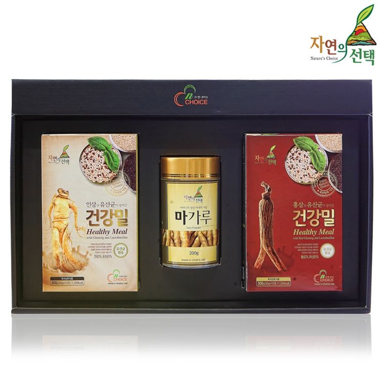 101증정 건강밀선물세트1호 800g인삼건강밀300g홍삼건강밀300g마가루200g 홈플러스 택배배송