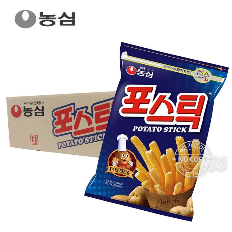 과자천국 영양간식 박스 농심 포스틱 280g 8입 홈플러스 택배배송
